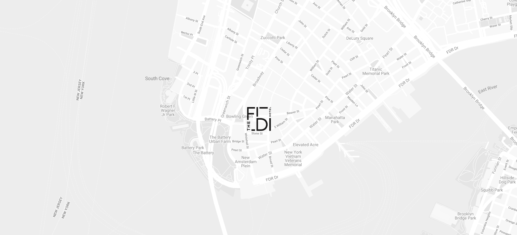 Map | The FIDI Hotel NYC
